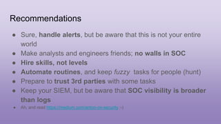 SOCstock 2020 Groovy SOC Tunes aka Modern SOC Trends | PPTX