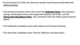 Soc studies #20 john adams’ presidency | PPTX | Civic affairs | Politics