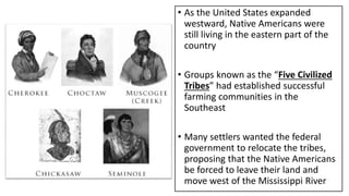Soc studies #27 the indian removal act and the | PPTX