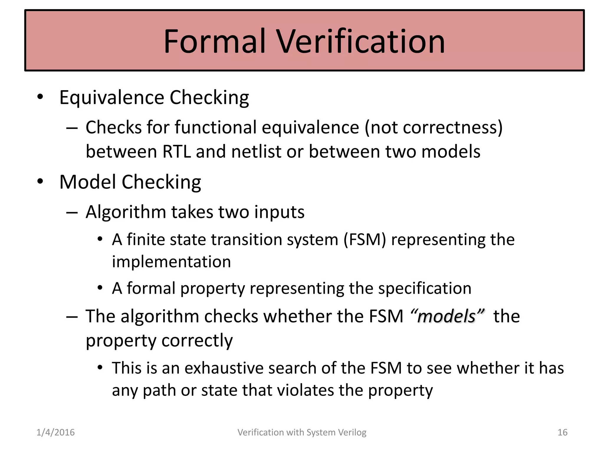 SOC Verification using SystemVerilog | PPTX