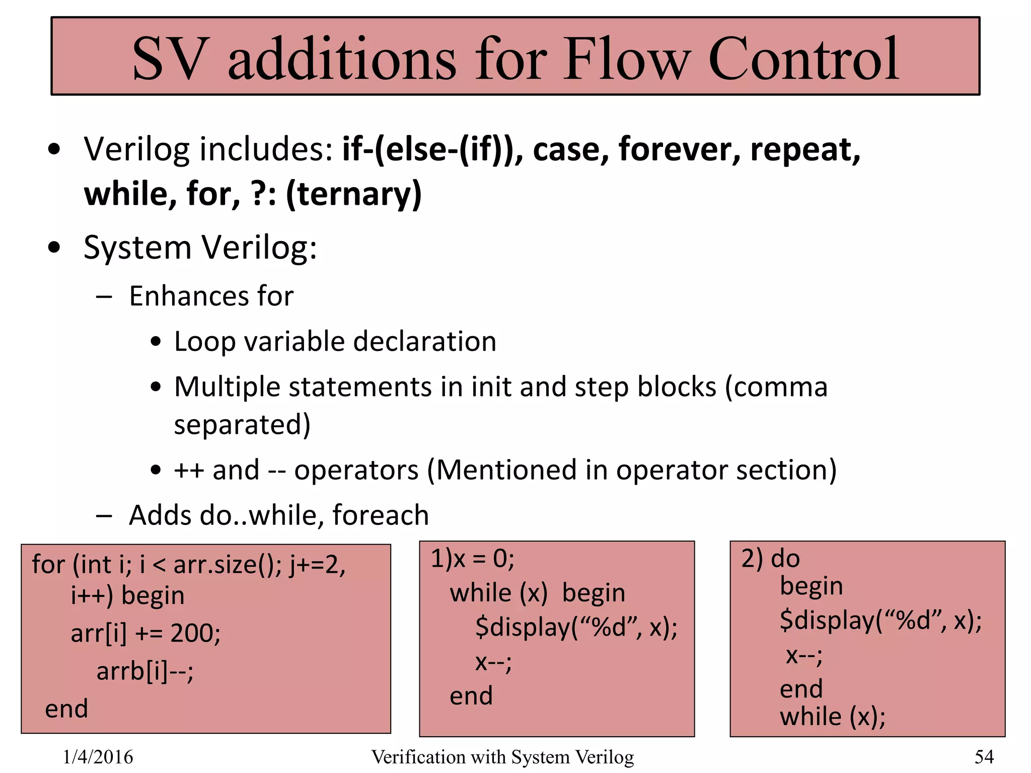 SOC Verification using SystemVerilog | PPTX