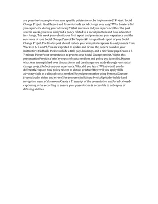 Socw 6361 week 10 Social Science homework help.docx