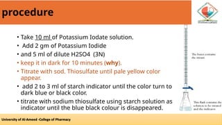 preparation and standardization of sodium thiosulfate.pptx