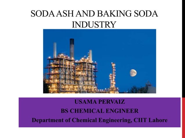 Soda ash manufacturing and process flow diagram | PPTX | Chemistry ...