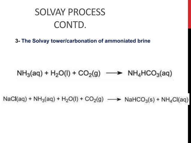 Soda ash manufacturing and process flow diagram | PPTX | Chemistry ...