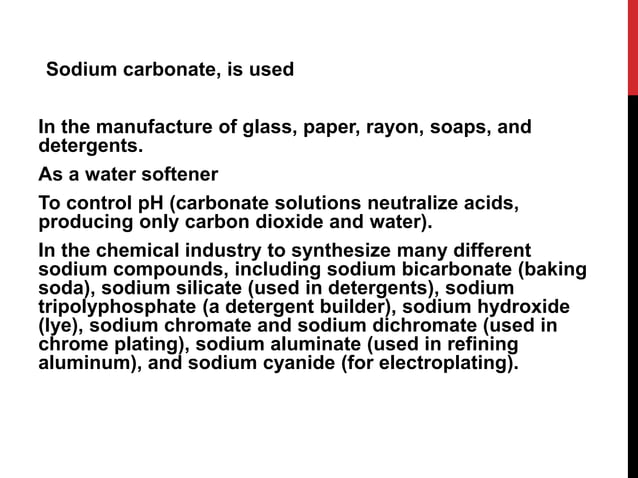 Soda ash manufacturing and process flow diagram | PPTX | Chemistry ...