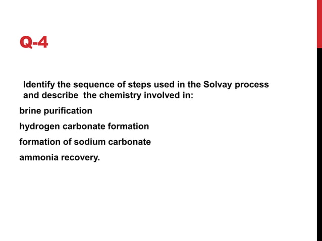 Soda ash manufacturing and process flow diagram | PPTX | Chemistry ...