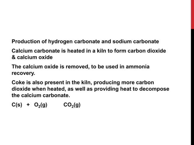 Soda ash manufacturing and process flow diagram | PPTX | Chemistry ...