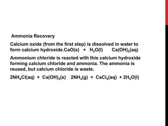 Soda ash manufacturing and process flow diagram | PPTX | Chemistry ...
