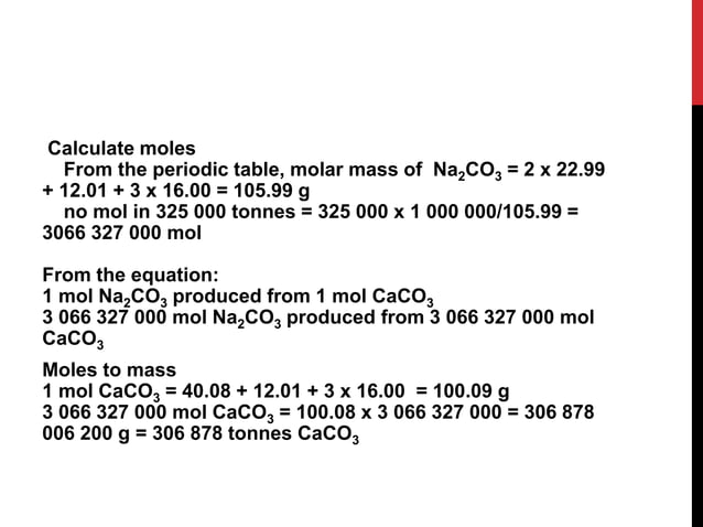 Soda ash manufacturing and process flow diagram | PPTX | Chemistry ...