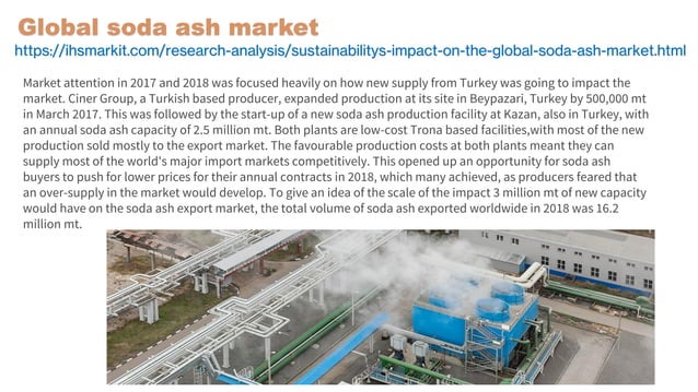 Soda ash Project database | PDF