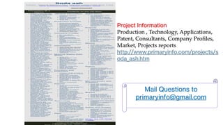 Soda ash Project database | PPT