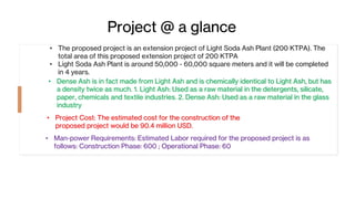 Soda ash Project database | PDF