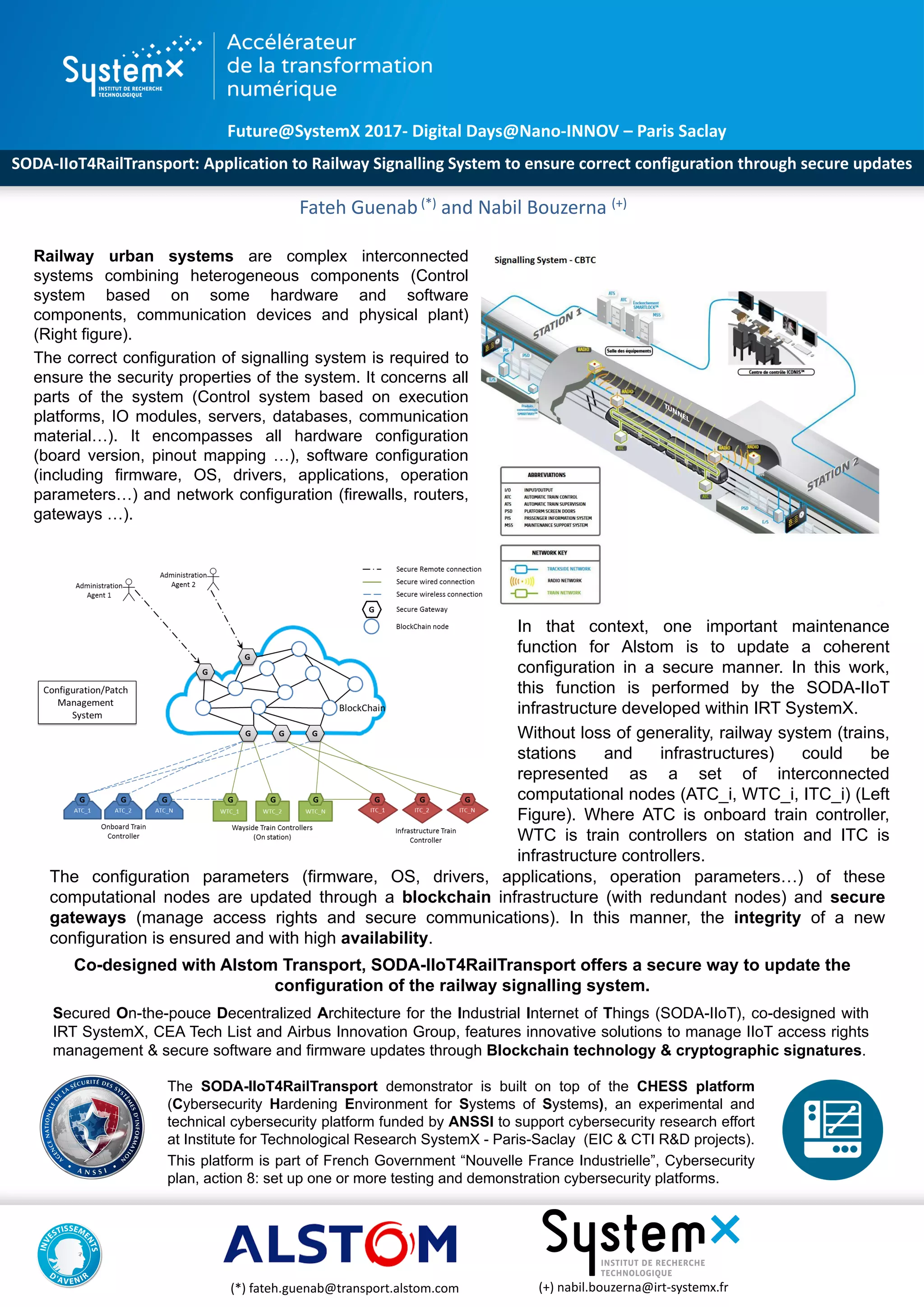 SODA-IIoT4RailTransport: Application to Railway Signalling System to ...