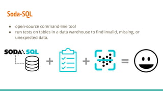 soda-sql | PPT