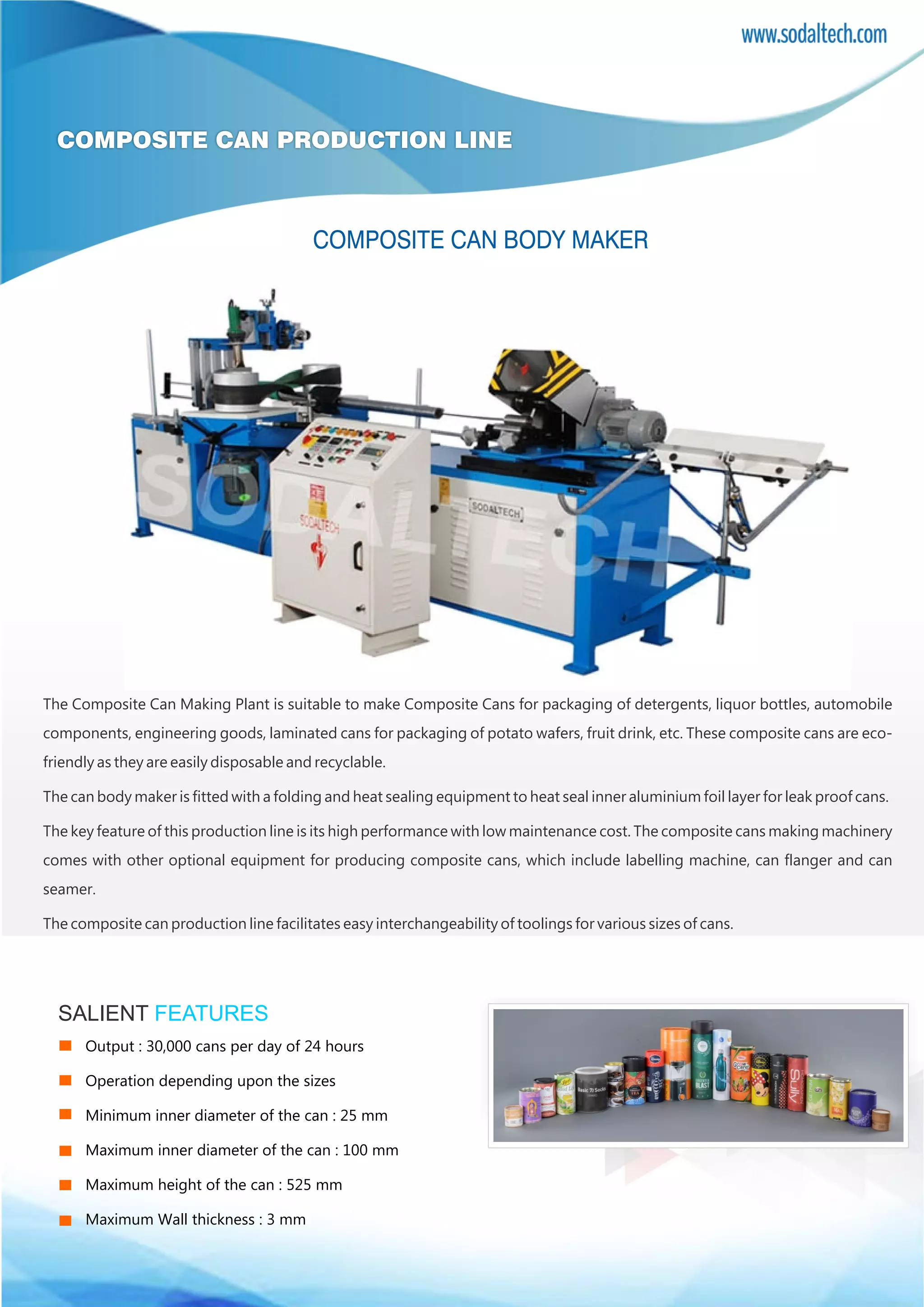 Composite Can Making Machine | PDF