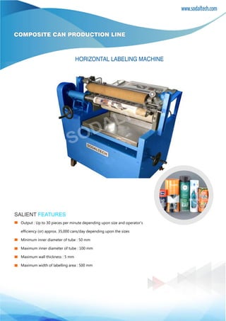 Composite Can Making Machine | PDF