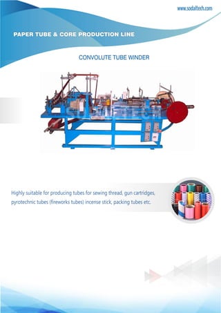 Paper Tube and Core Making Machine | PDF | Needlework | Arts and Crafts