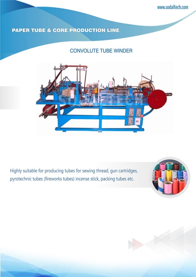 Paper Tube and Core Making Machine | PDF