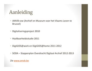 SODA: Overdracht van digitaal archief in 10 stappen | PDF