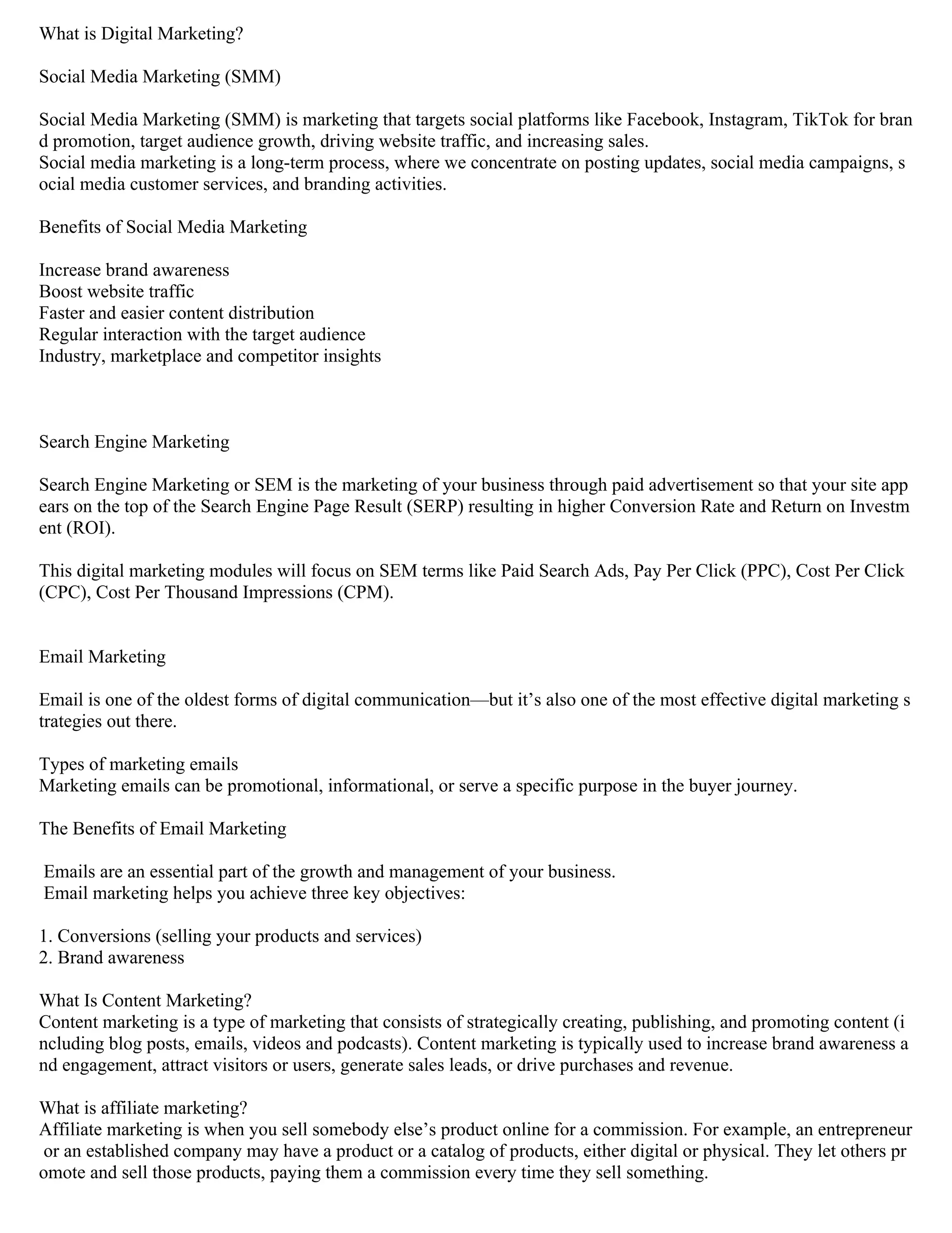 Digital Marketing notes | PDF