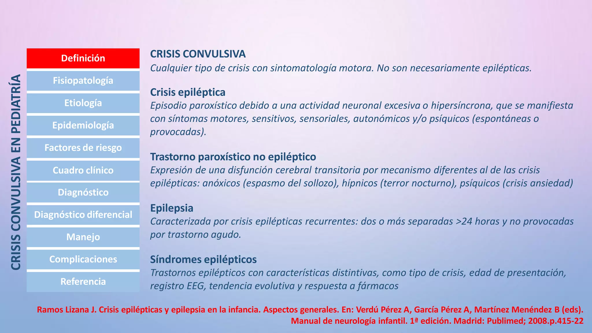 Convulsiones en pediatría. | PPTX