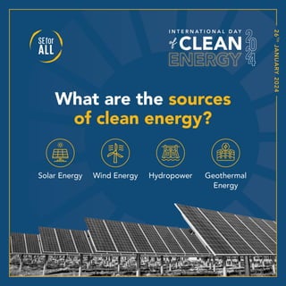 What are the source clean energy? | PDF | Power and Energy Industry ...