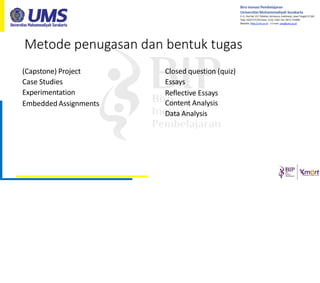 Metode pemberian tugas | PPTX