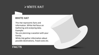 6 Thinking Hats | PPT