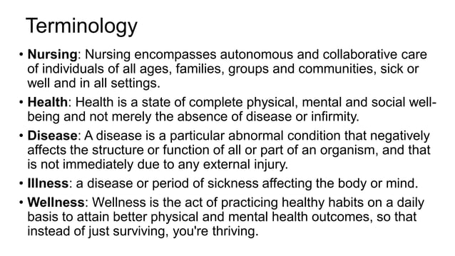 Introduction to health & illness book of FON bsc nursing | PDF ...