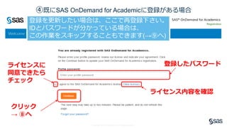 SAS OnDemand for Academics 登録方法 | PPT