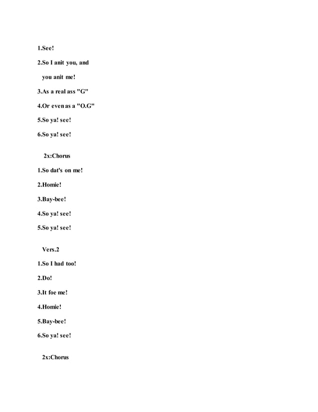 So dat's on me.remix.pt.2.doc