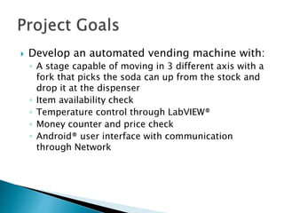 Soda vending machine | PPTX
