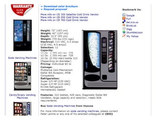 Soda vending machines | PDF