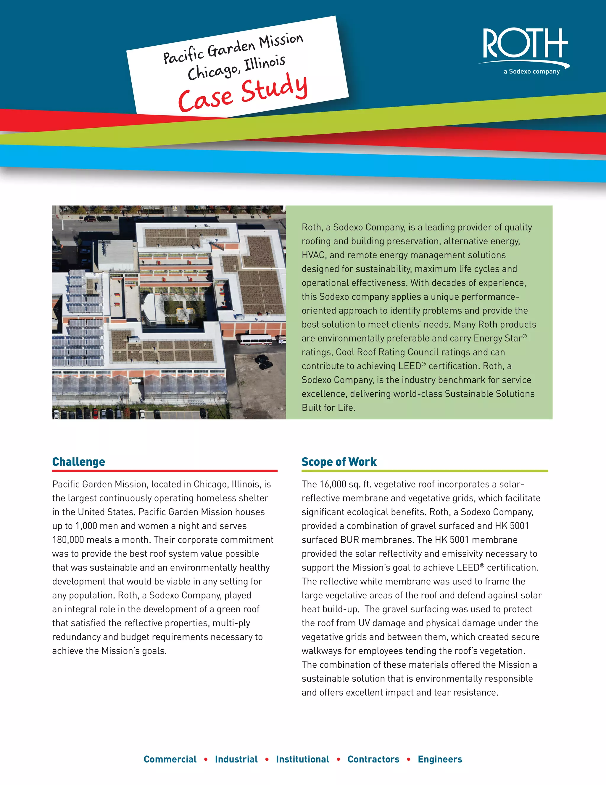 Roofing Case Studies by Sodexo | PDF