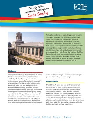 Roofing Case Studies by Sodexo | PDF