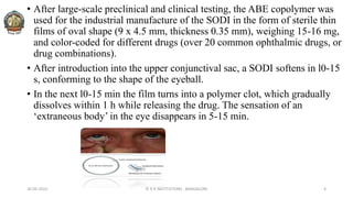 SODI(Soluble Ocular Drug Insert).pptx