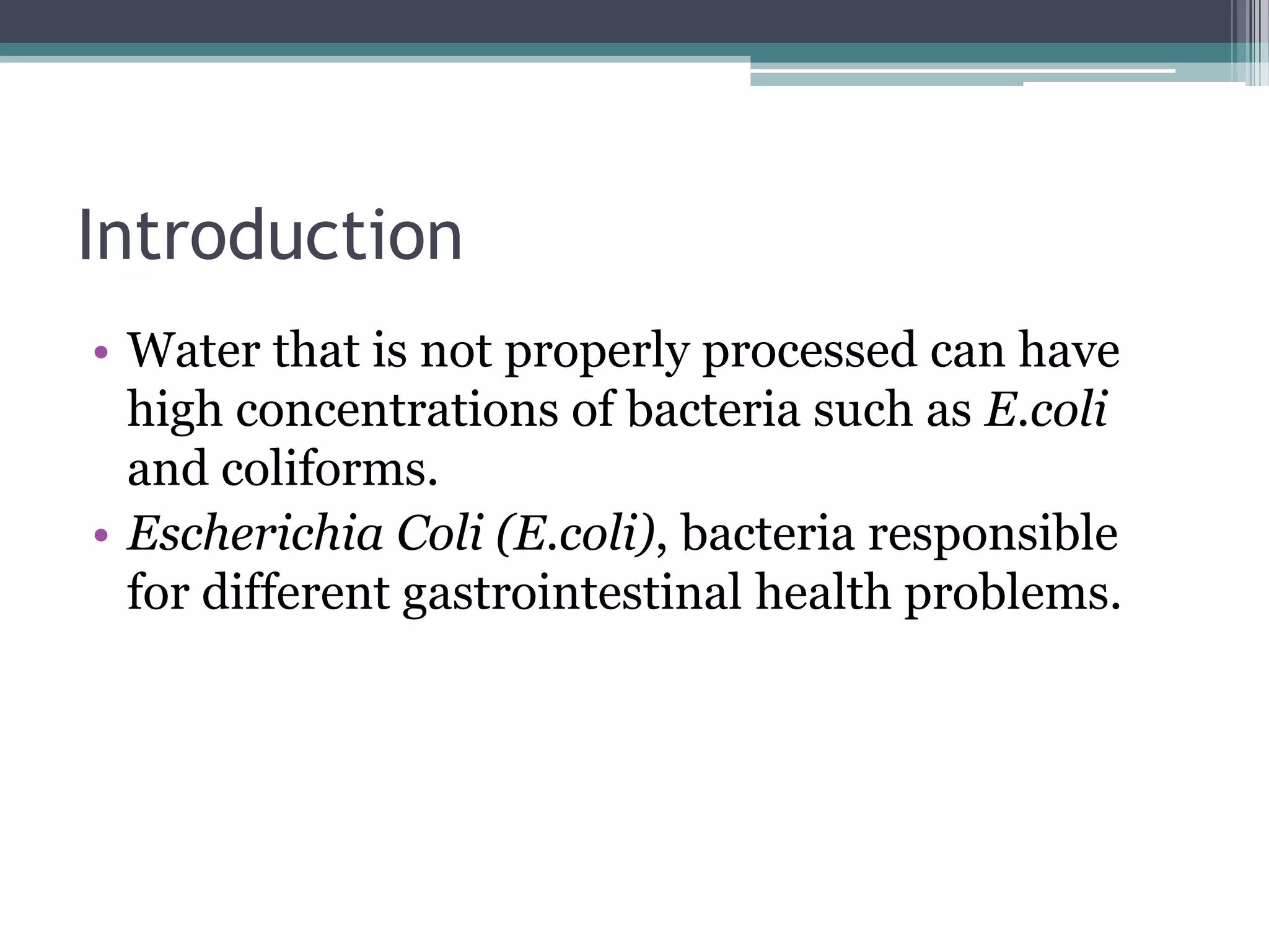 Sodis effectiveness in water purification revised | PPT