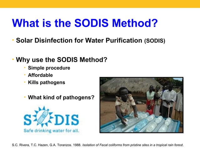 SODIS Method | PPT
