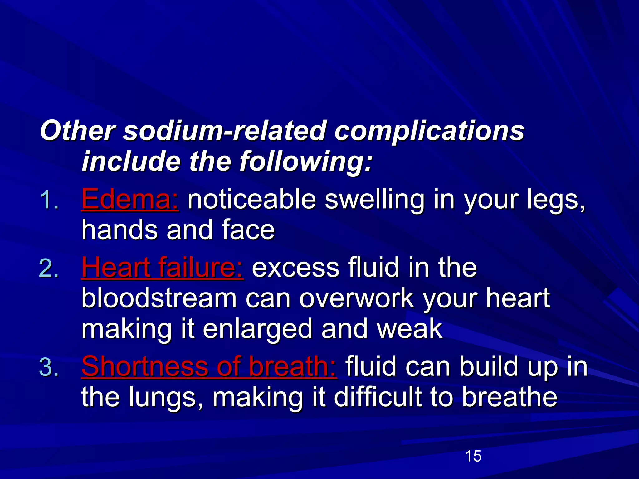 Sodium | PPT