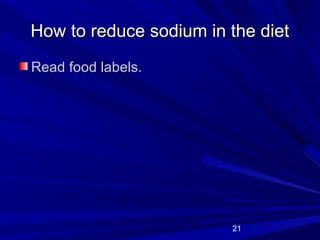 Sodium | PPT