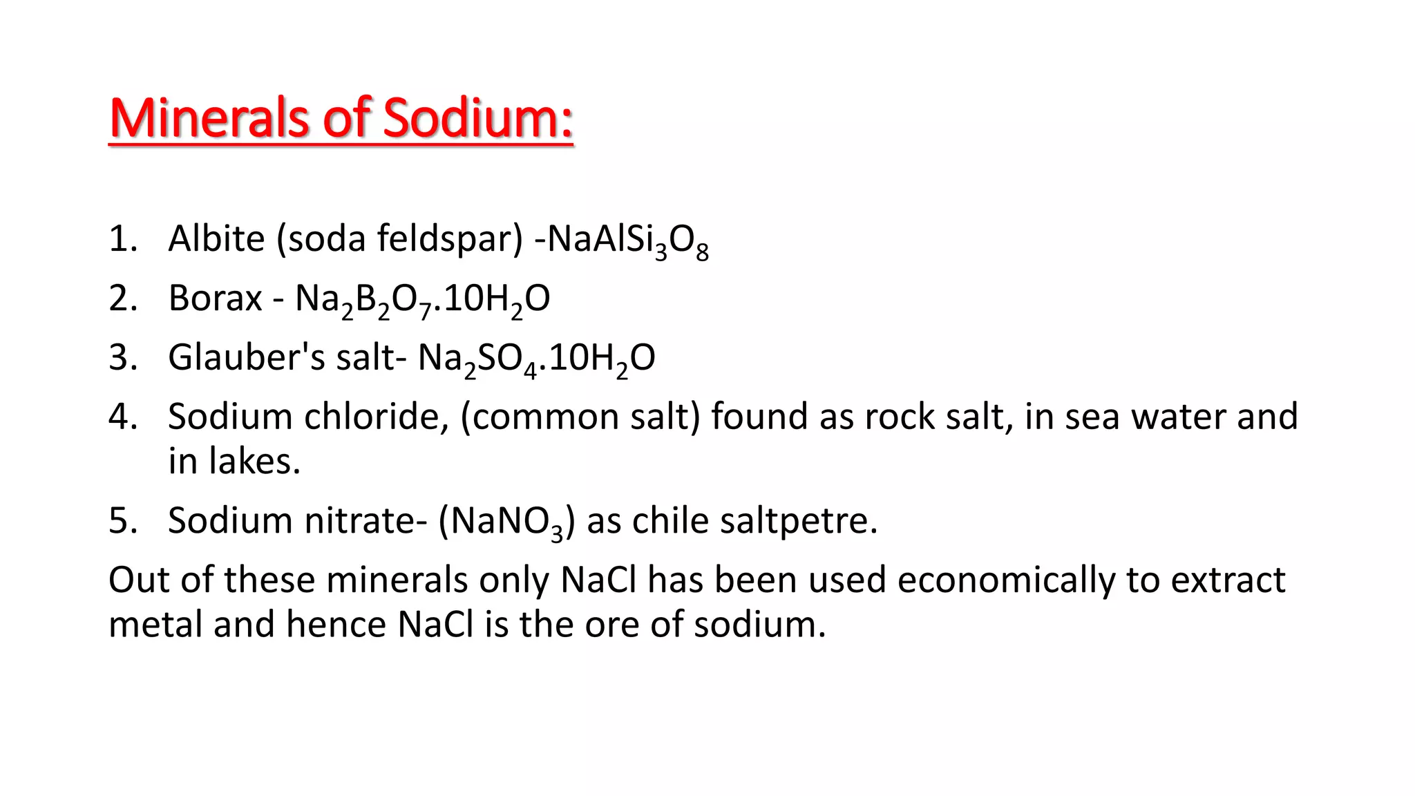 Sodium | PPTX