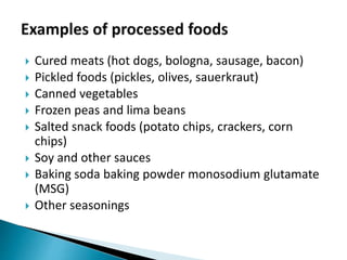 Sodium | PPT