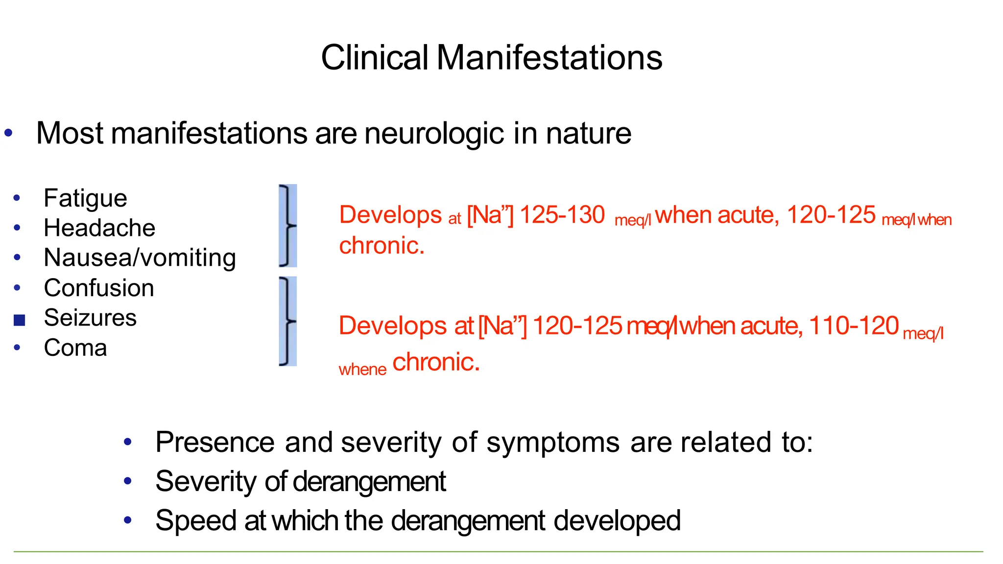 sodium disorders (Hyponatremia and hypernatremia) | PDF