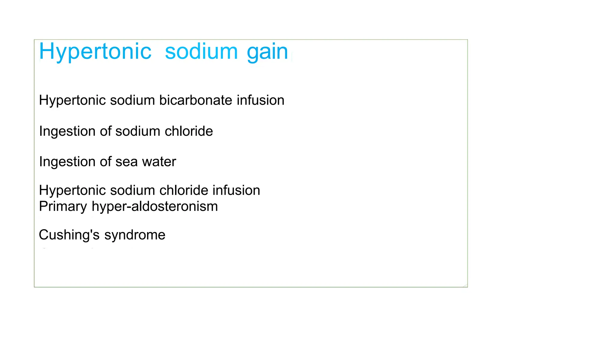 sodium disorders (Hyponatremia and hypernatremia) | PDF