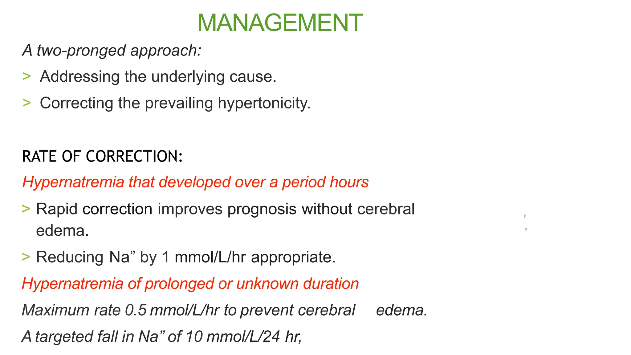 sodium disorders (Hyponatremia and hypernatremia) | PDF