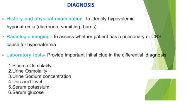 sodium disorders (Hyponatremia and hypernatremia) | PDF | Blood ...