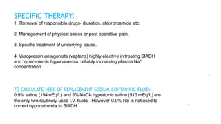 sodium disorders (Hyponatremia and hypernatremia) | PDF | Blood ...