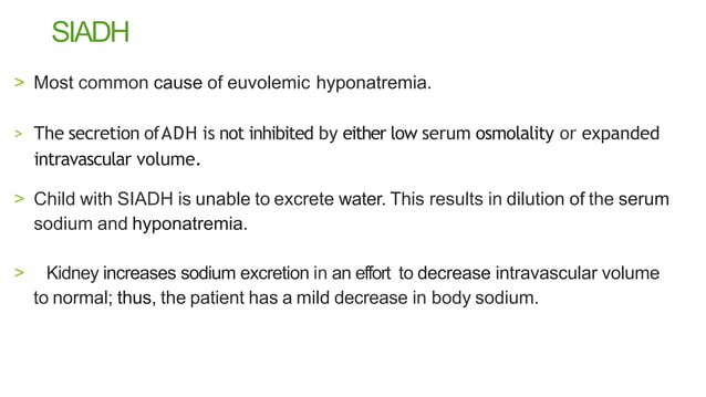 sodium disorders (Hyponatremia and hypernatremia) | PDF | Blood ...
