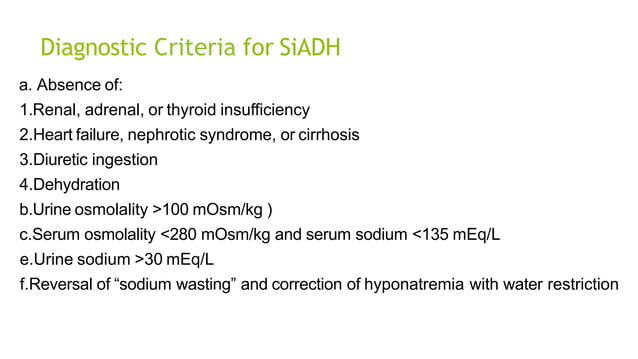 sodium disorders (Hyponatremia and hypernatremia) | PDF | Blood ...